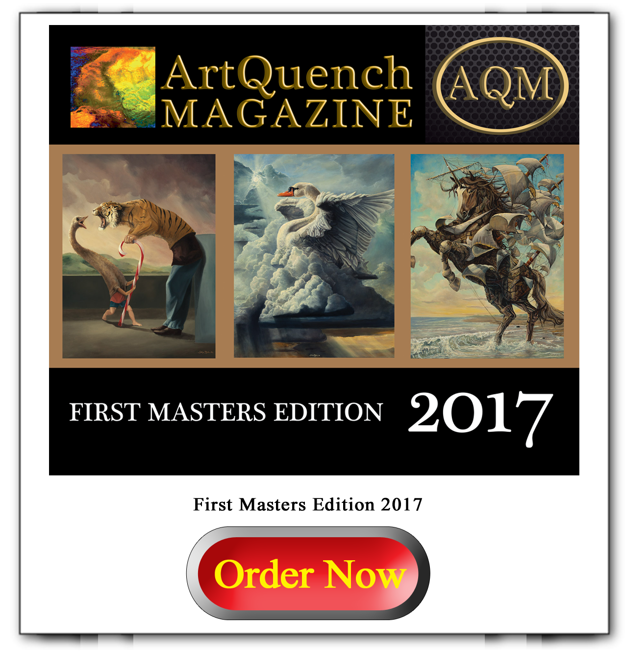 Order Your Copy Of AQM Magazine – Be Inspired! …and Get ArtQuenched!